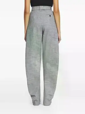 LANVIN Belted Tapered Trousers