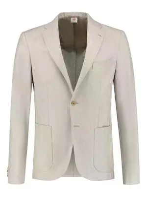 LUIGI BORRELLI Single-breasted Blazer - Neutrals