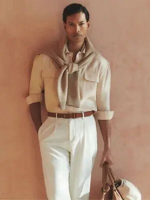 REISS Eze Linen Twin-pocket Overshirt