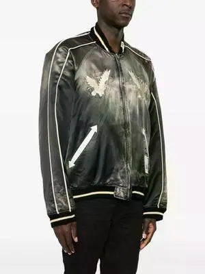 Mihara Yasuhiro Satin Bomber Jacket