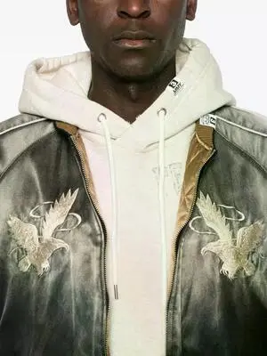 Mihara Yasuhiro Satin Bomber Jacket