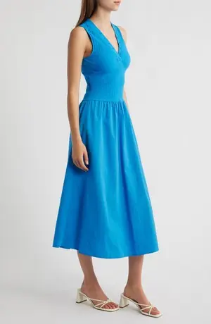 Rails Sleeveless Midi Sundress