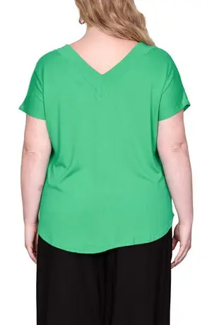 STANDARDS & PRACTICES V-neck Dolman Top