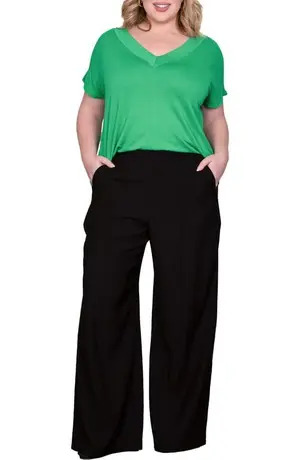 STANDARDS & PRACTICES V-neck Dolman Top