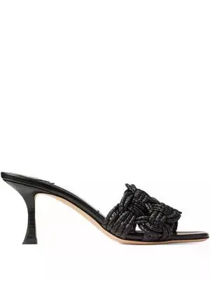 JIMMY CHOO 70mm Chara Mules - Black