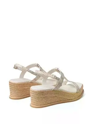 JIMMY CHOO 60mm Theia Espadrilles - Neutrals