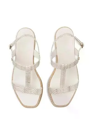 JIMMY CHOO 60mm Theia Espadrilles - Neutrals