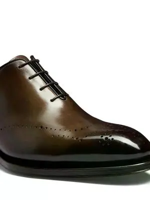 Santoni Leather Oxford Shoes