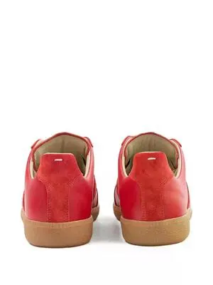 MAISON MARGIELA Replica Lace Up Sneakers - Red