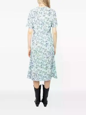 Zadig&Voltaire Rhodral Midi Skirt - Blue