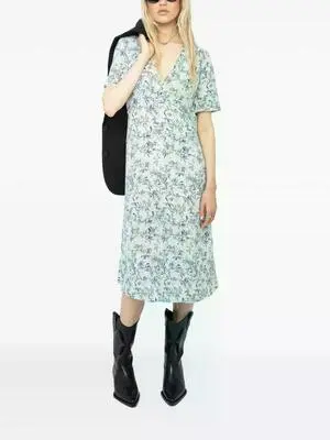 Zadig&Voltaire Rhodral Midi Skirt - Pear