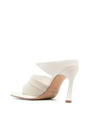 Sportmax 100mm Thong-strap Leather Sandals
