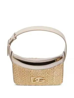 Dolce & Gabbana Rafia Crochet Shoulder Bag - Neutrals