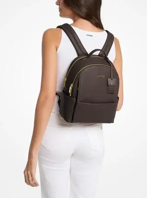 Michael Kors Sable Medium Pebbled Leather Backpack - Brown