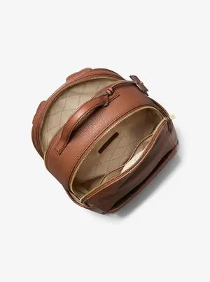 Michael Kors Sable Medium Pebbled Leather Backpack - Brown