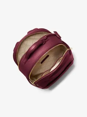 Michael Kors Sable Medium Pebbled Leather Backpack - Purple  display picture 1