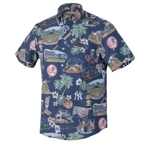 Reyn Spooner New York Yankees Scenic Tri-blend Button-down Shirt