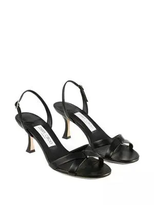 JIMMY CHOO 70 Elsy Sandals - Black