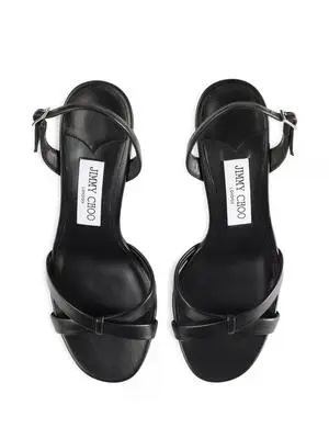 JIMMY CHOO 70 Elsy Sandals - Black
