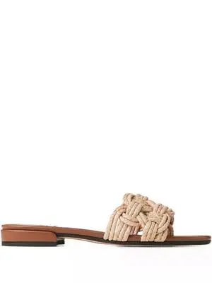 JIMMY CHOO Flat Sandals - Neutrals