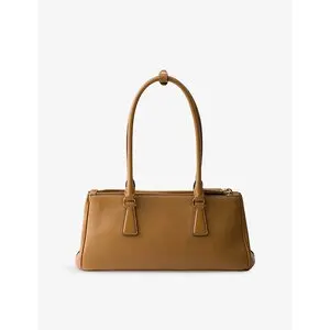 Prada Galleria Medium Leather Top-handle Bag - Brown