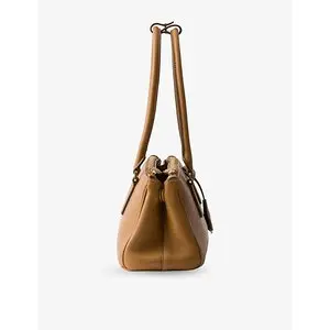 Prada Galleria Medium Leather Top-handle Bag - Brown