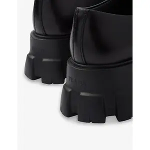Prada Monolith Leather Loafers