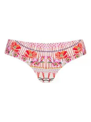 TEMPERLEY LONDON Floral-print Bikini Set - Pink