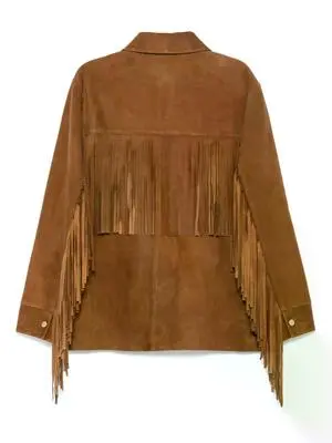 Cynthia Rowley Fringed Suede Jacket