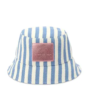 Kurt Geiger Striped Bucket Hat - Periwinkle