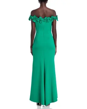 Eliza J Off-the-shoulder Gown