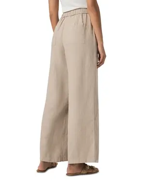 Splendid Stella Linen Pants - Fawn