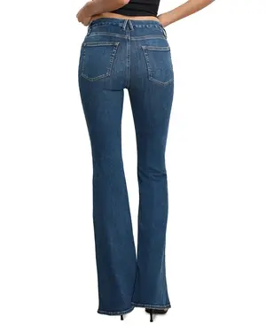 Good American Good Legs Flare Jeans - Blue