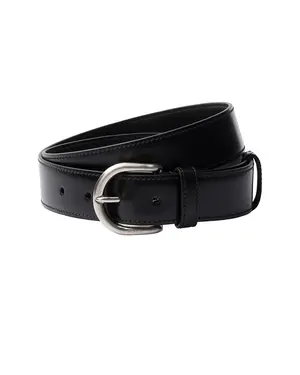 Women's Black Leather Belts