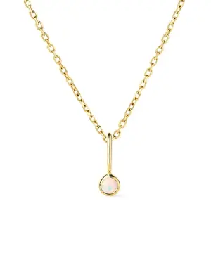 ANA LUISA Birthstone Necklace Opal
