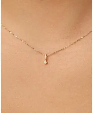 ANA LUISA Birthstone Necklace - Opal