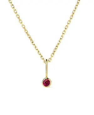 ANA LUISA Birthstone Necklace Ruby