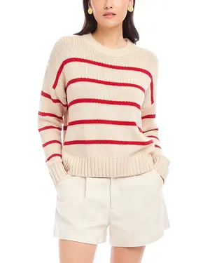 Fifteen Twenty Luca Crewneck Sweater - Stripe