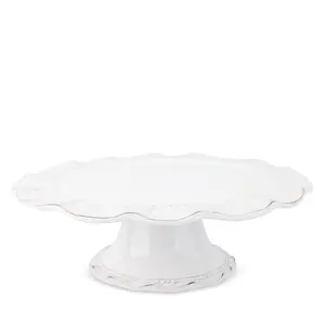 VIETRI Giorno Ash Cake Stand - White