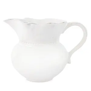 VIETRI Giorno Ash Pitcher - White