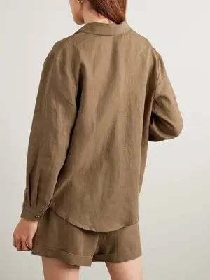 Le Kasha Faiyum Linen Shirt
