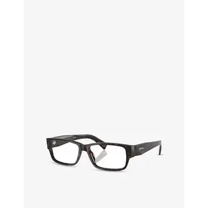 Prada Rectangle-frame Acetate Optical Glasses