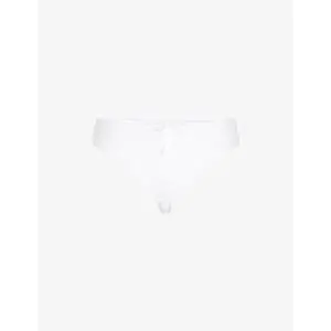 Panache Charlotte Brazilian Embroidered Stretch-cotton Blend Briefs