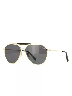 TOM FORD Pilot-frame Sunglasses - Gold