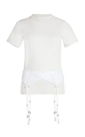 Balenciaga Lingerie Stretch-jersey T-shirt - White