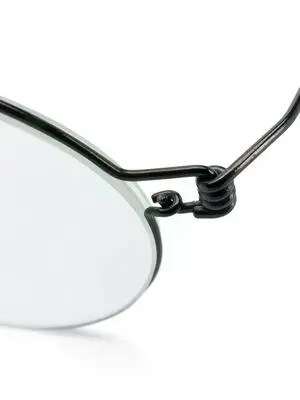 LINDBERG Corona Round Eyeglasses - Black