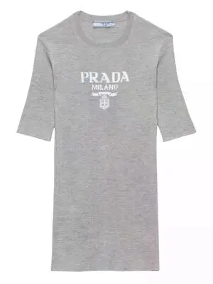 Prada Ribbed-knit Top
