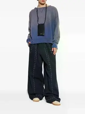 MAISON MARGIELA Logo-print Sweatshirt - Blue