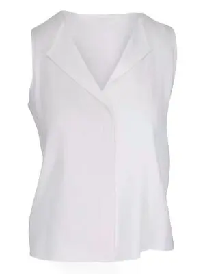 PETER COHEN Asymmetric-collar Sleeveless Top