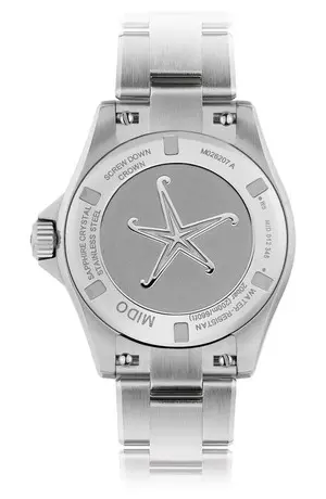 MIDO Ocean Star Captain Automatic Bracelet Watch - Black/ Silver